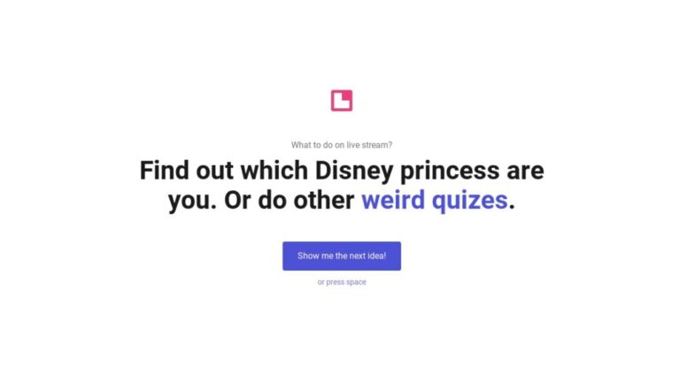 Fun Things to Do on a Stream. Content Ideas Generator for Streamers